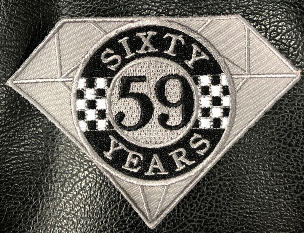 59 Club - 60th Anniversary Cloth Patch - Ace Cafe Shop